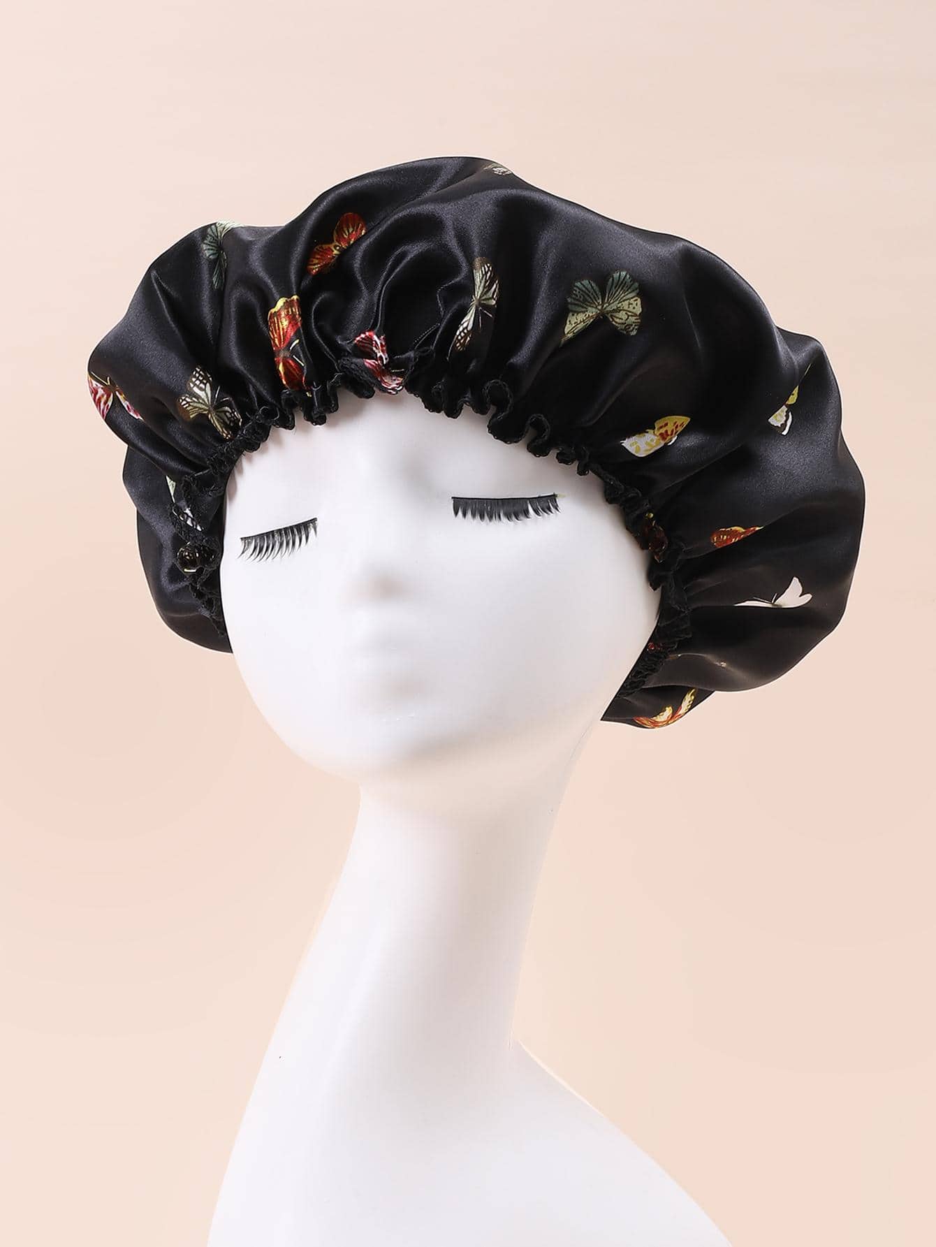 1pc Women Butterfly Print Fashion Hair Bonnet For Daily Life | SHEIN USA