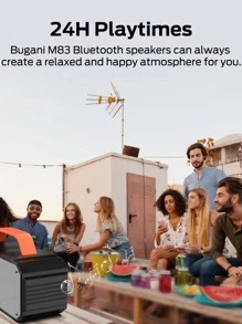 BUGANI Bluetooth Speakers M83 Speaker IPX6 Waterproof Portable ...