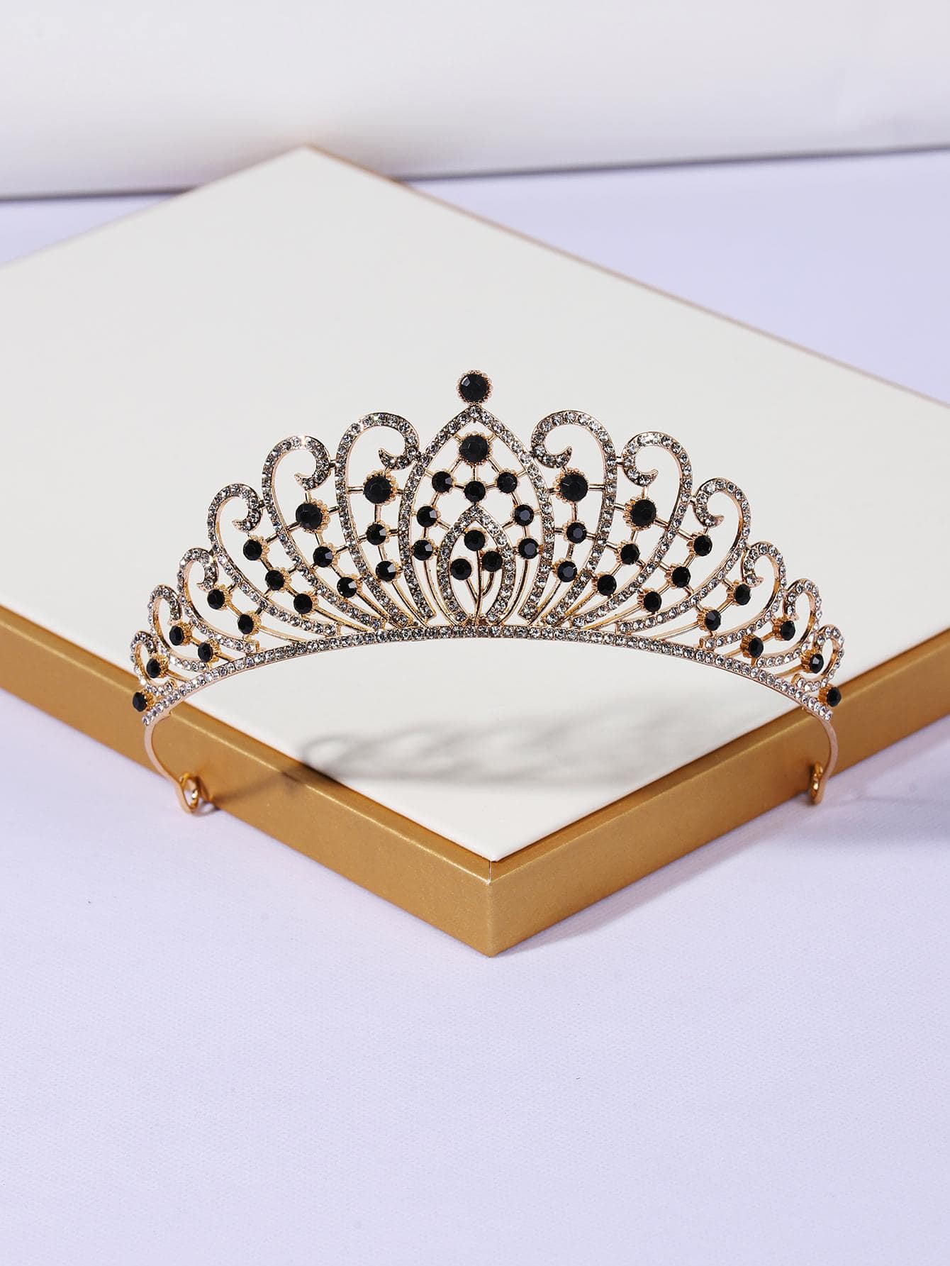 Rhinestone Crown Decor Headband | SHEIN USA