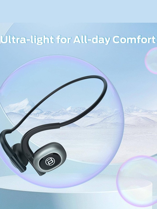 Bugani Open Ear Headphones Air Conduction Earbuds Over Ear Headsets For