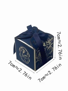 10pcs/set Paper Gift Box, Modern Floral Pattern Gift Packaging Box For ...