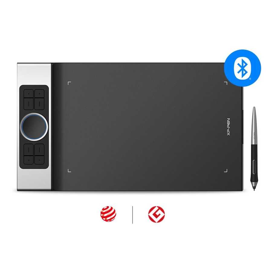 XPPen Deco Pro MW Bluetooth Graphics Tablet 11×6 Inches Wireless ...