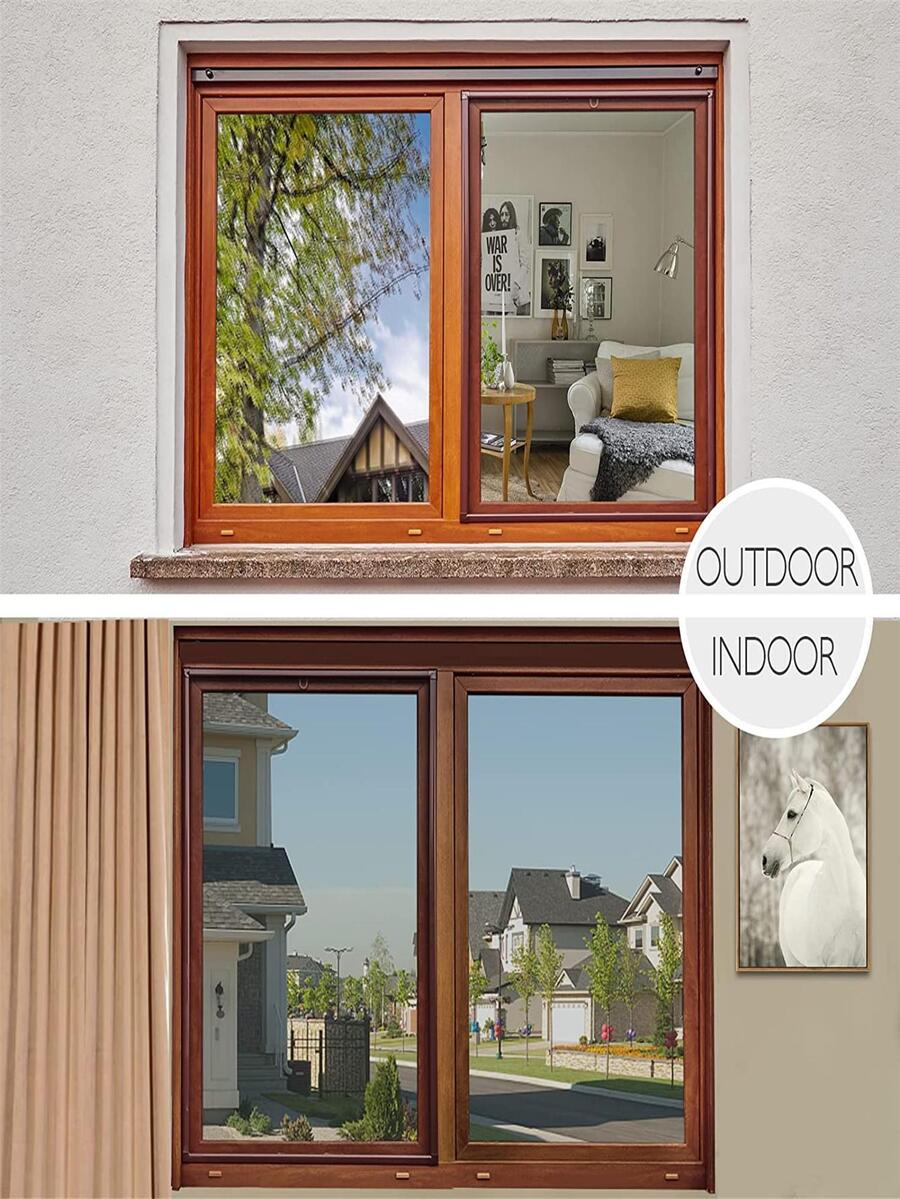 One Way Privacy Window Film, Day Reflector Reflective Heat Protection ...