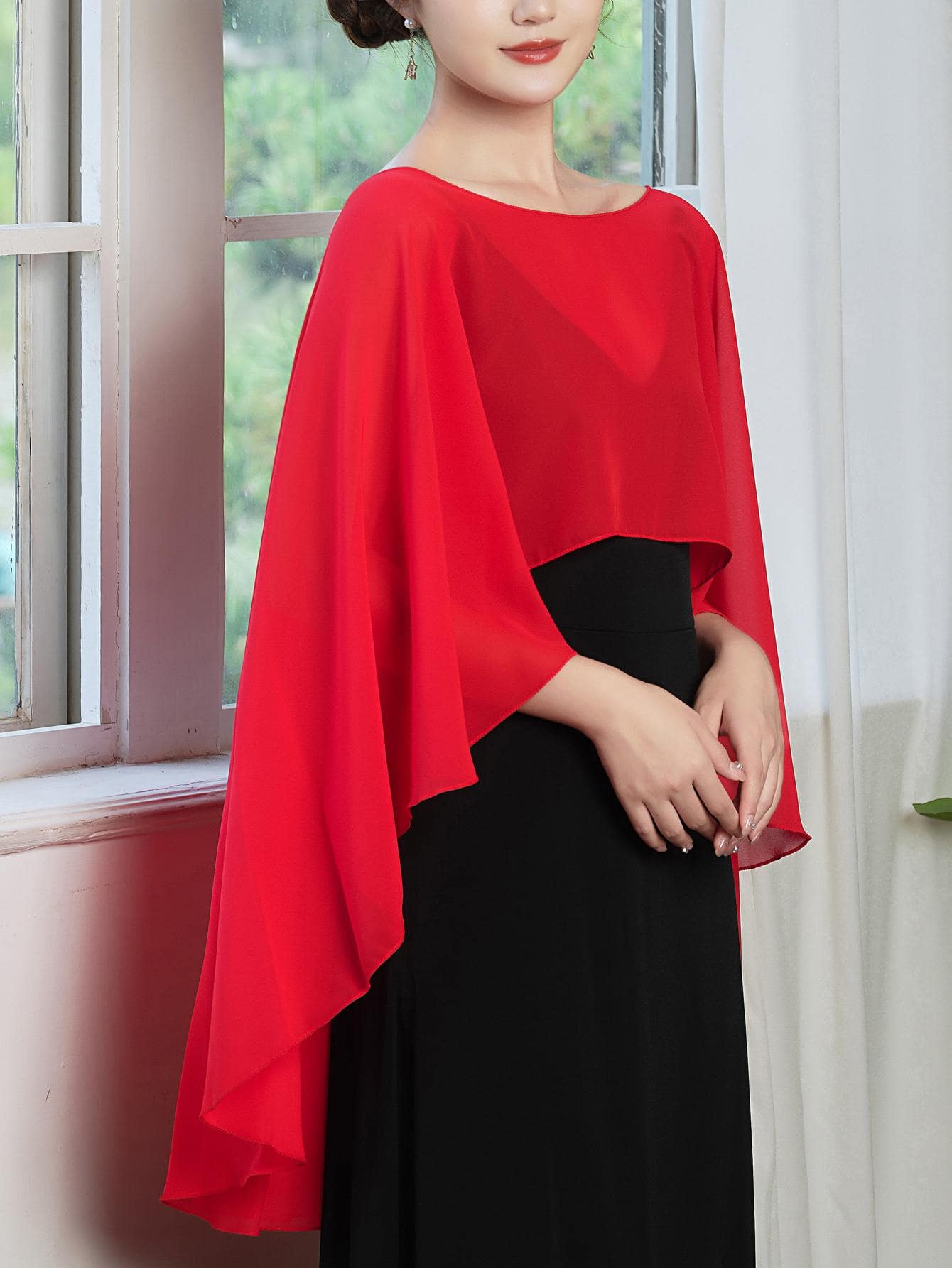 Solid Fuzzy Wedding Wrap | SHEIN EUR