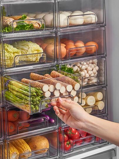 1pc Clear Simple Storage Box | SHEIN UK