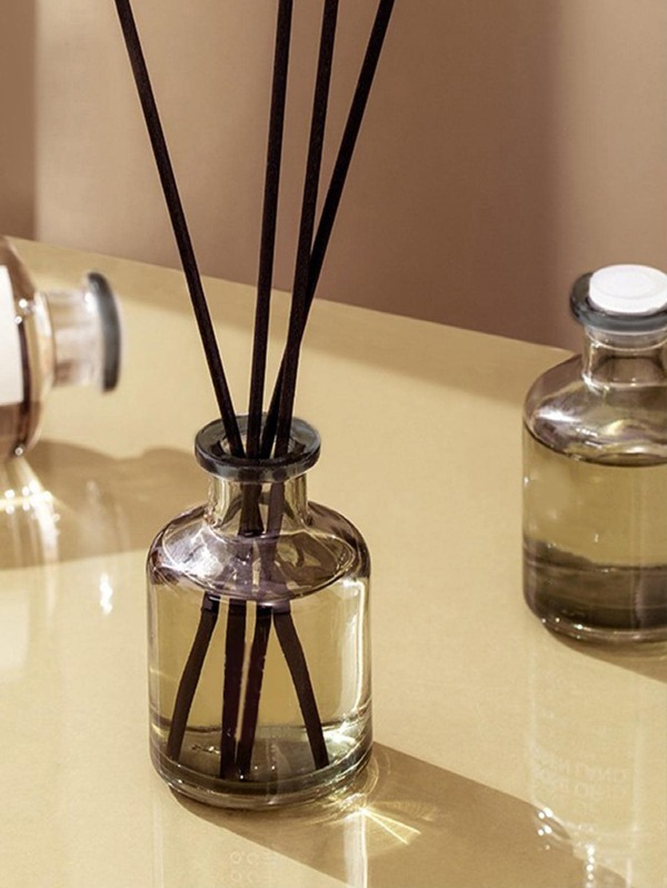 1pc Simple Brown Transparent Aromatherapy Holder, Glass Tassel Decor ...