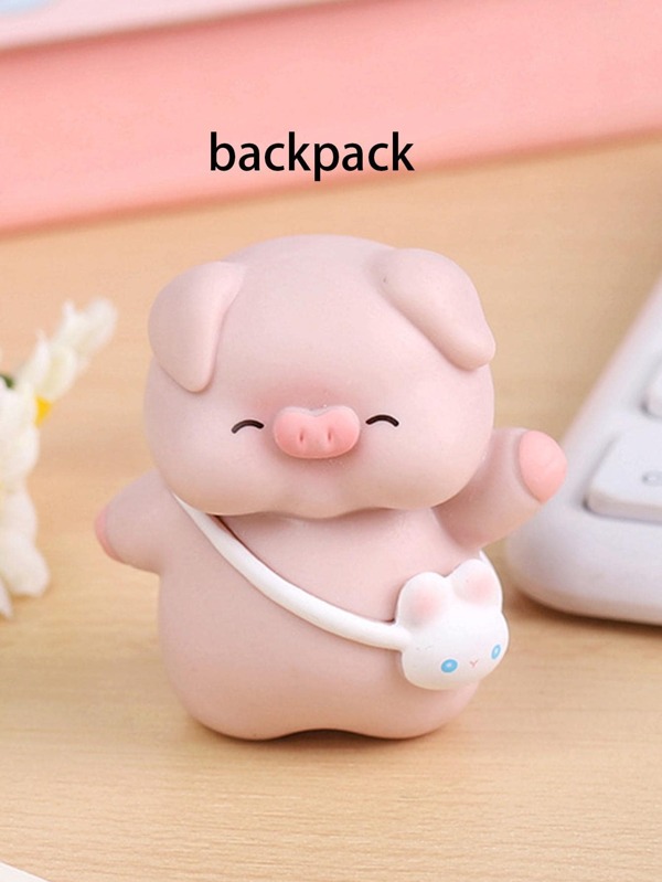 1pc Cartoon Pig Shaped Random Decoration Craft | SHEIN USA
