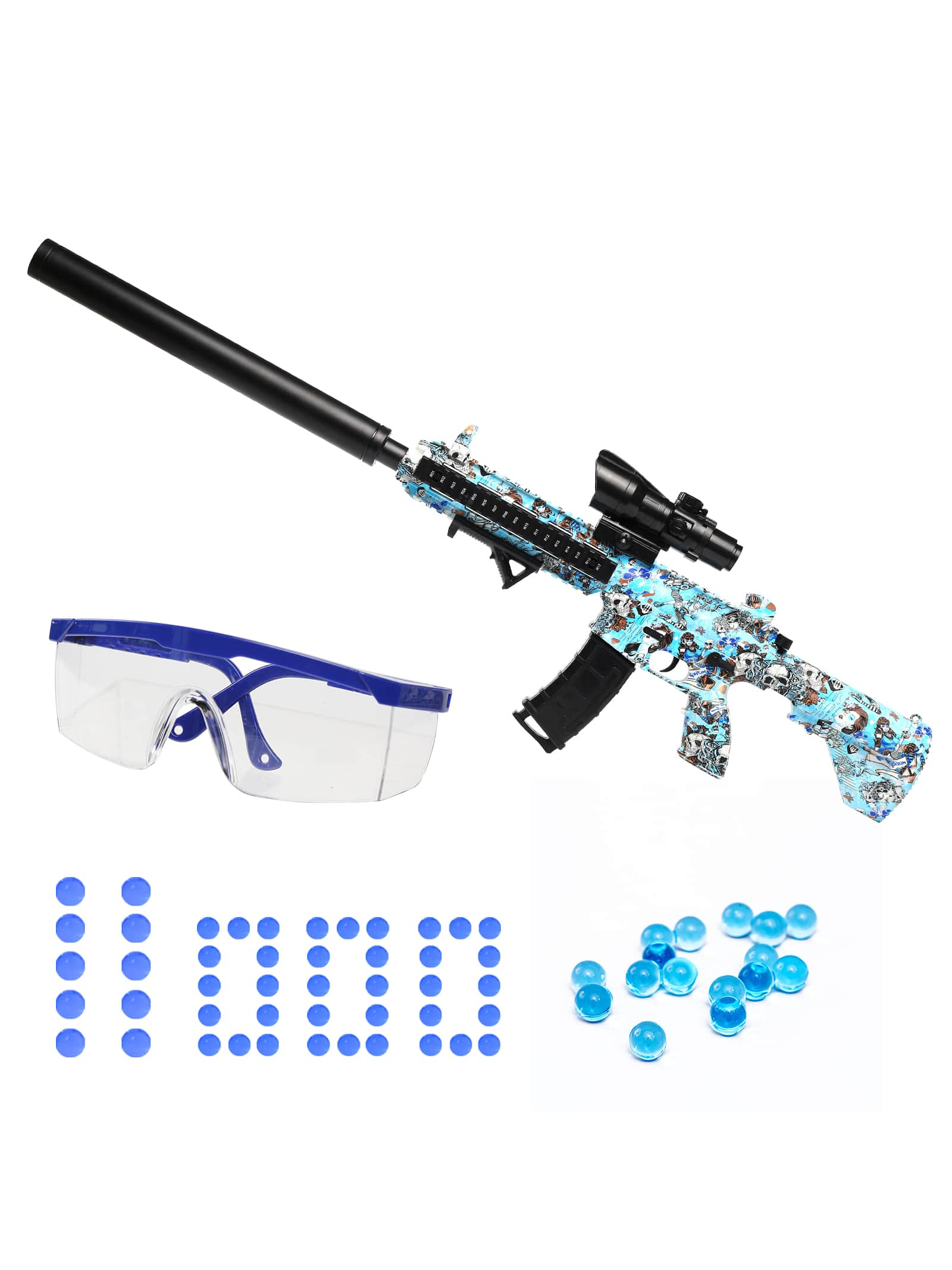 Splatter Ball Gun Gel Ball Blaster Electric Toy Guns,Kid Electric Toy ...