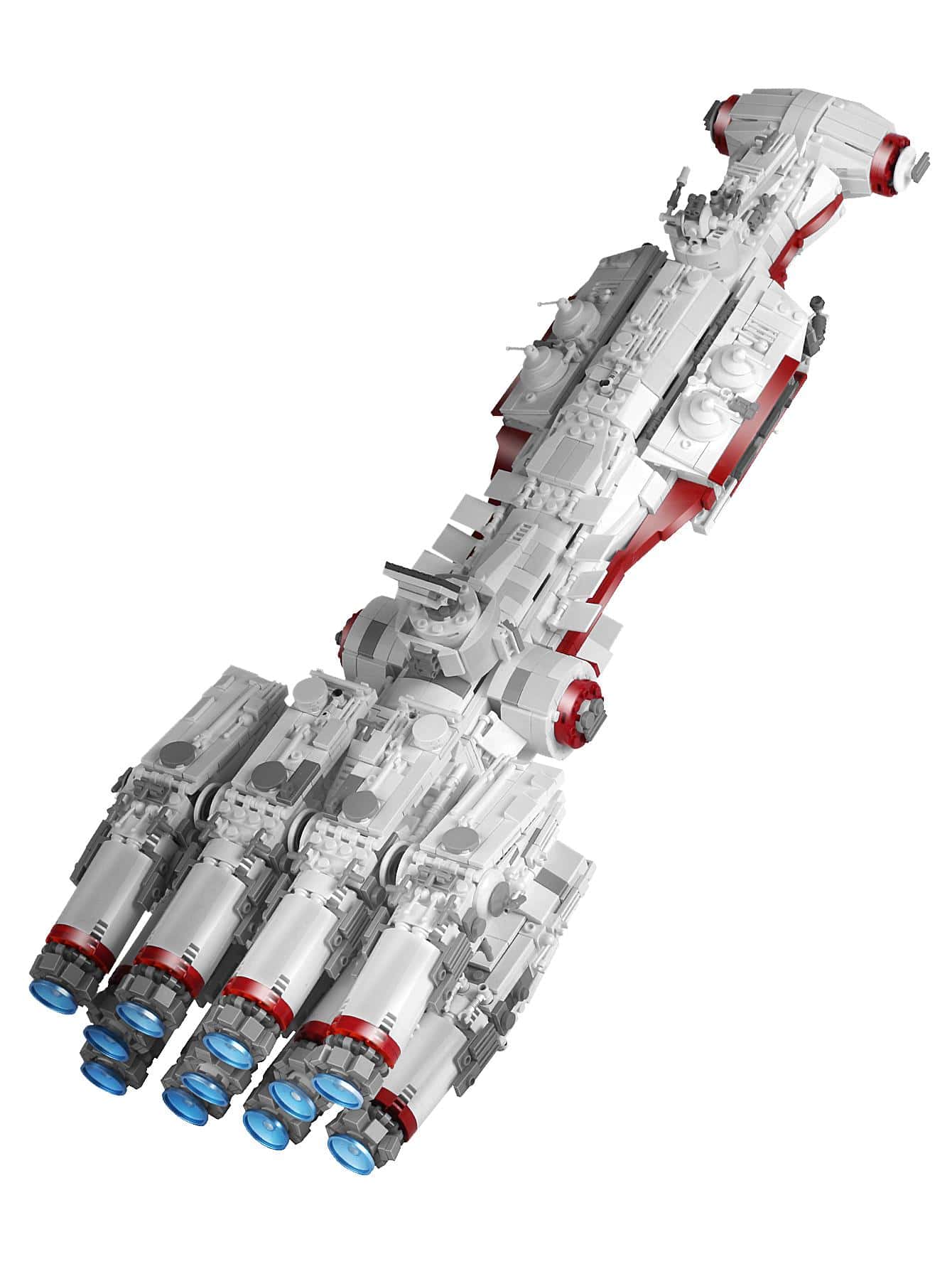 Mould King 21003 Star Plan: A New Hope UCS Starship Tantive IV Blockade ...