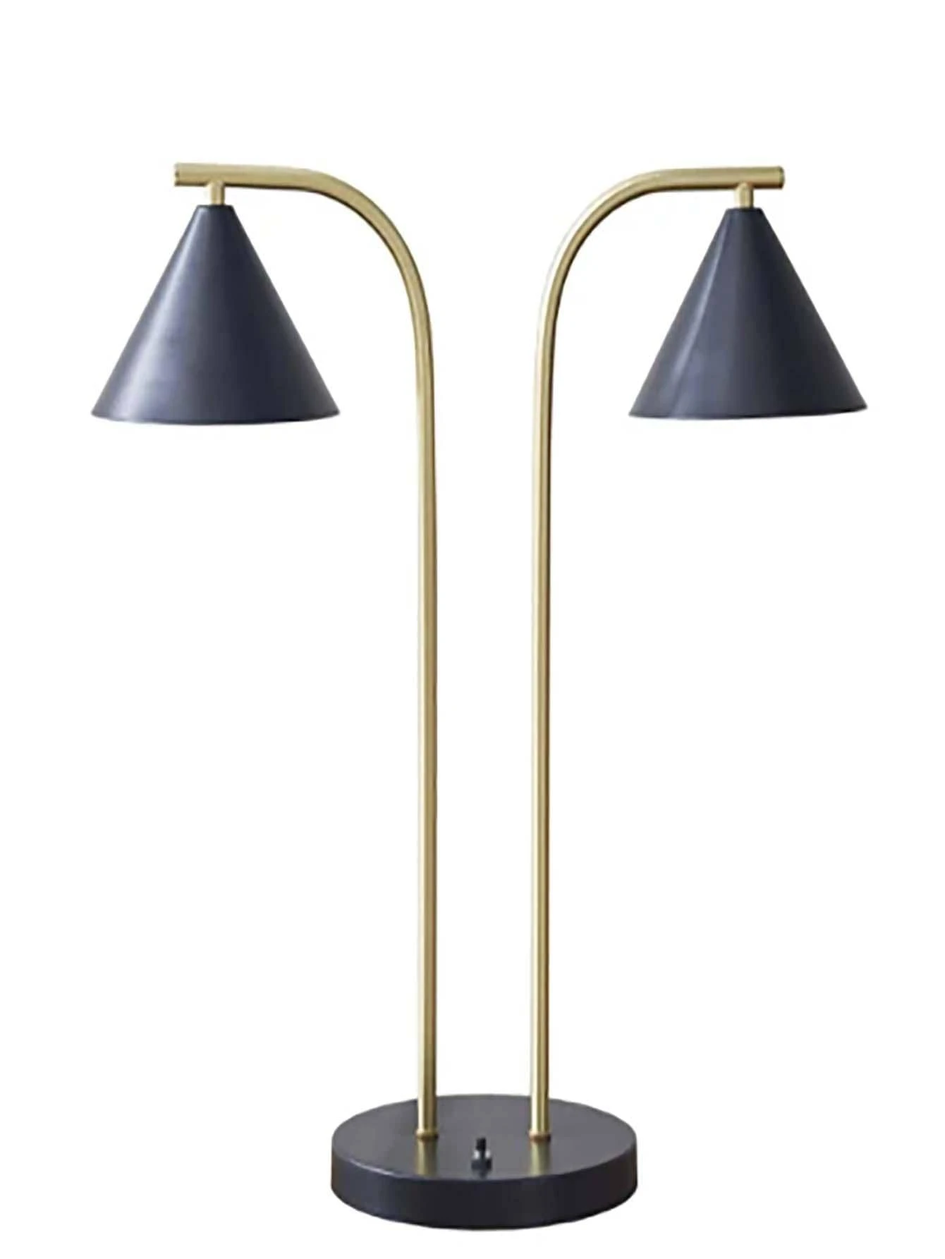 Illuminate Your Space with Bower 2-Light Metal Table Lamp - Unique Mid ...