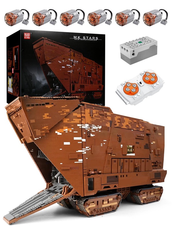 Mould King 21009 Technology Remote Controlled Sand Crawler Model, 13168 ...