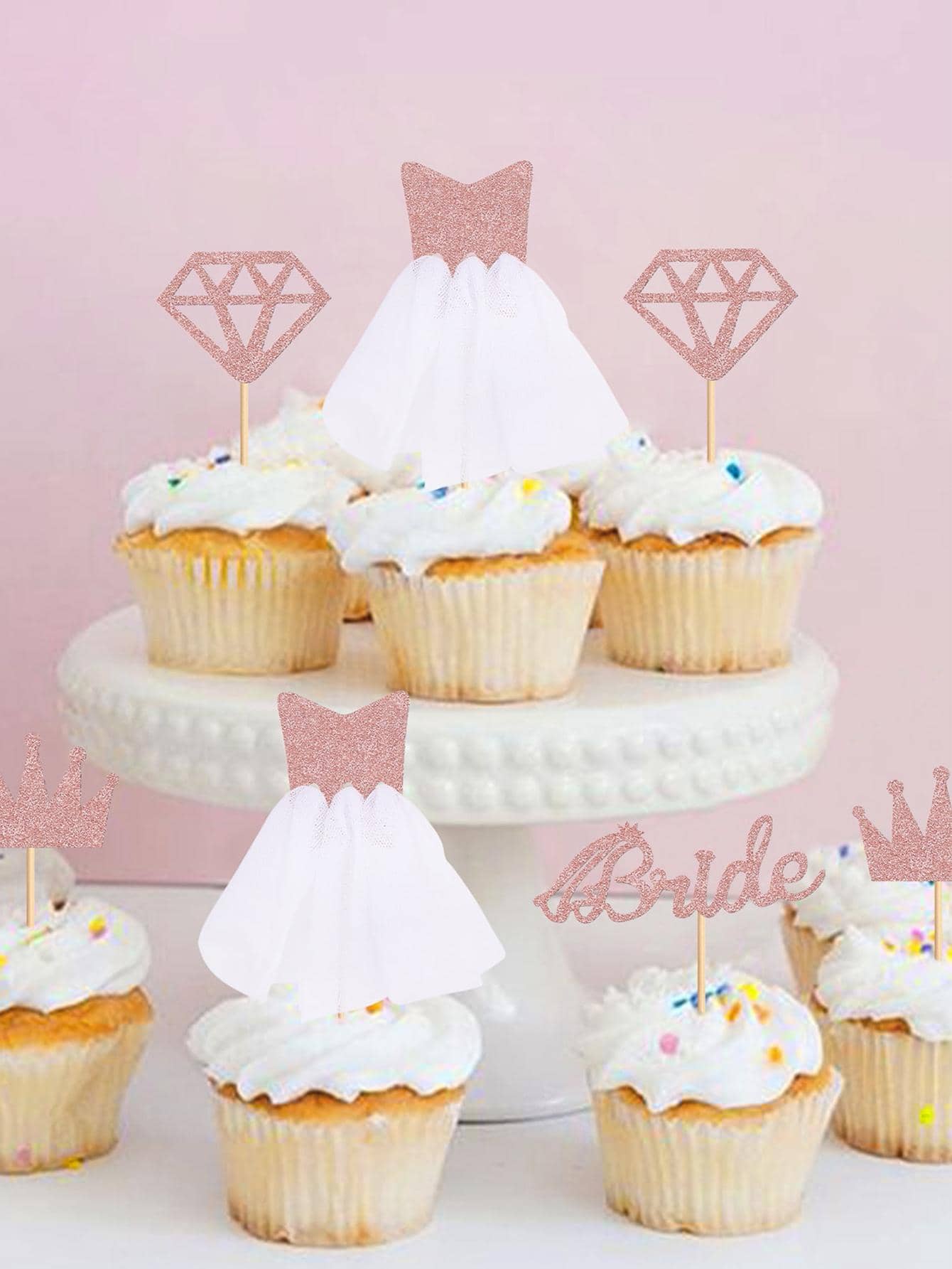 Wedding Cake Decorations: Diamond Cake Toppers, Dress Cake Toppers ...