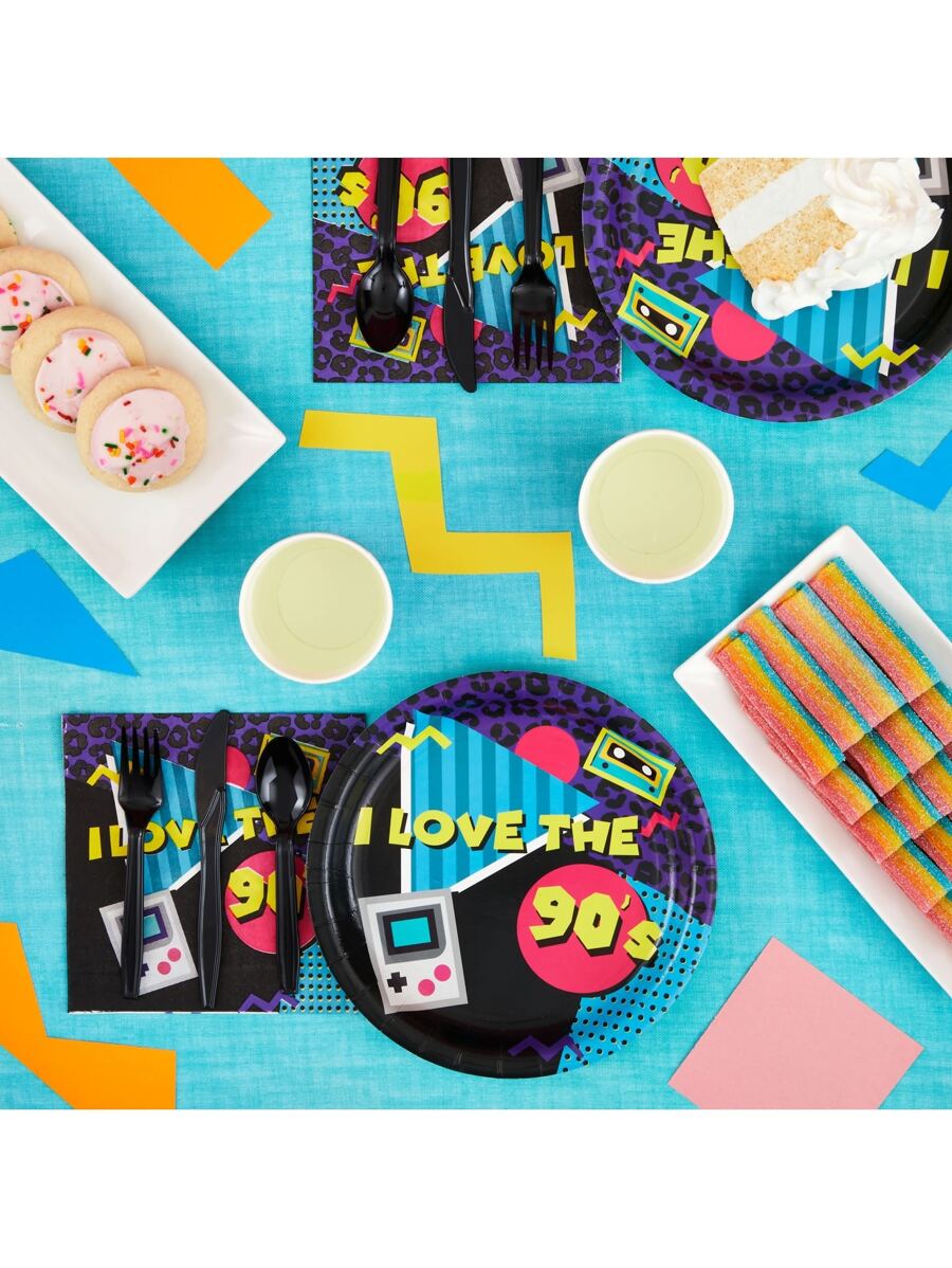 144 Piece I Love the 90s Theme Party Decorations, Retro 1990s Birthday ...