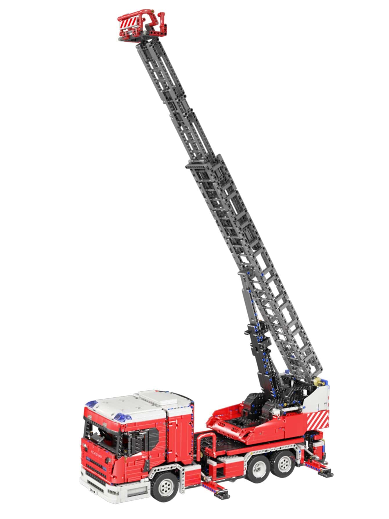Mould King 17022 Technology Science Fire Engine 8 Engines are Fully ...