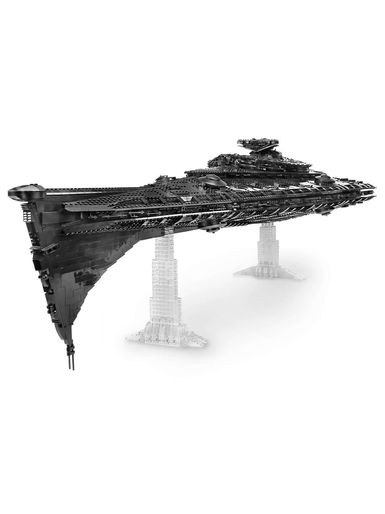 Mould King 21004 Super Star Destroyer Model, Eclipse-Class Imperial Star Destroyer Building Toy ...