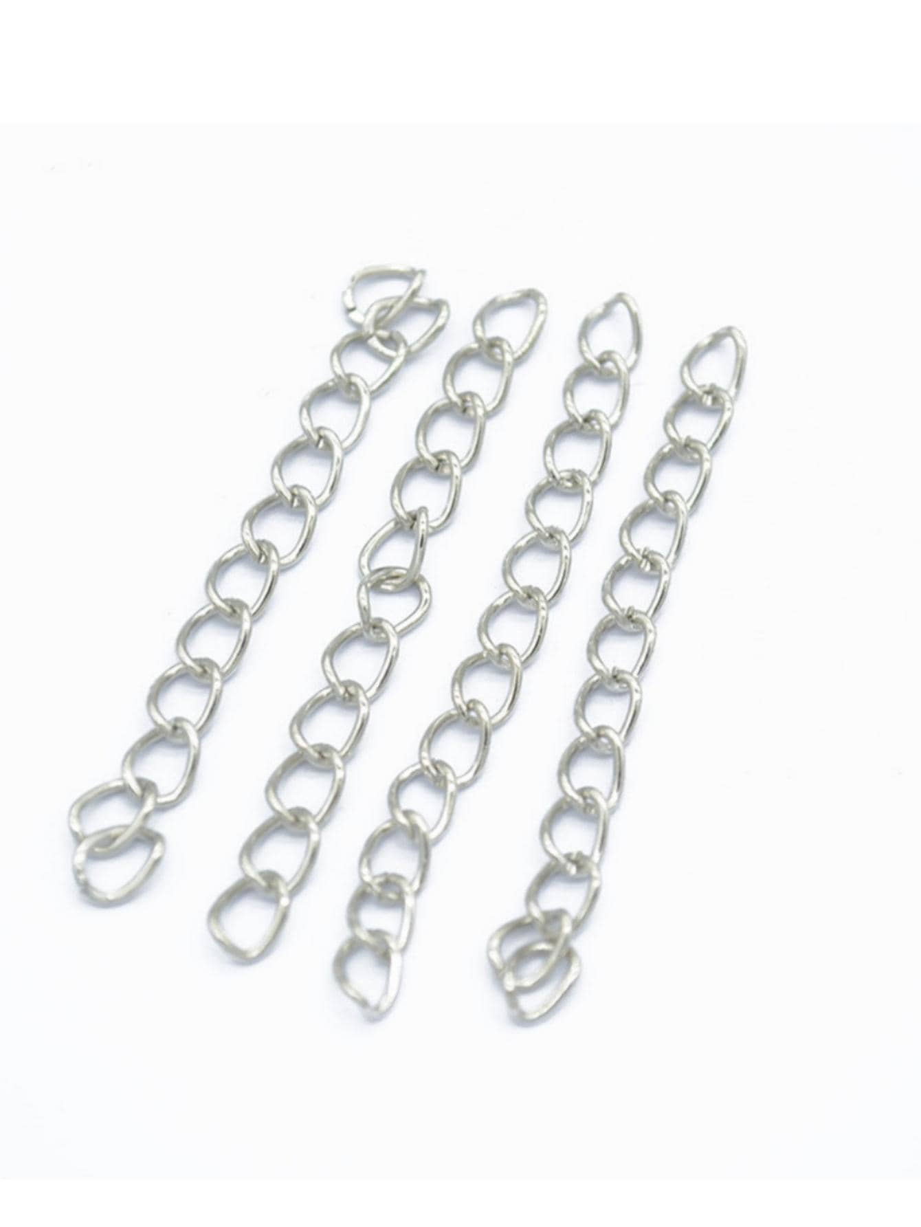 50pcs/Pack 50mm/70mm Iron Extension Chain For DIY Jewelry Making ...