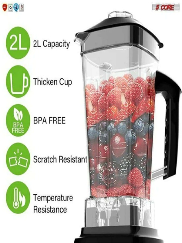 Professional Blender Electric Blenders Countertop Soup Smoothie Shake ...
