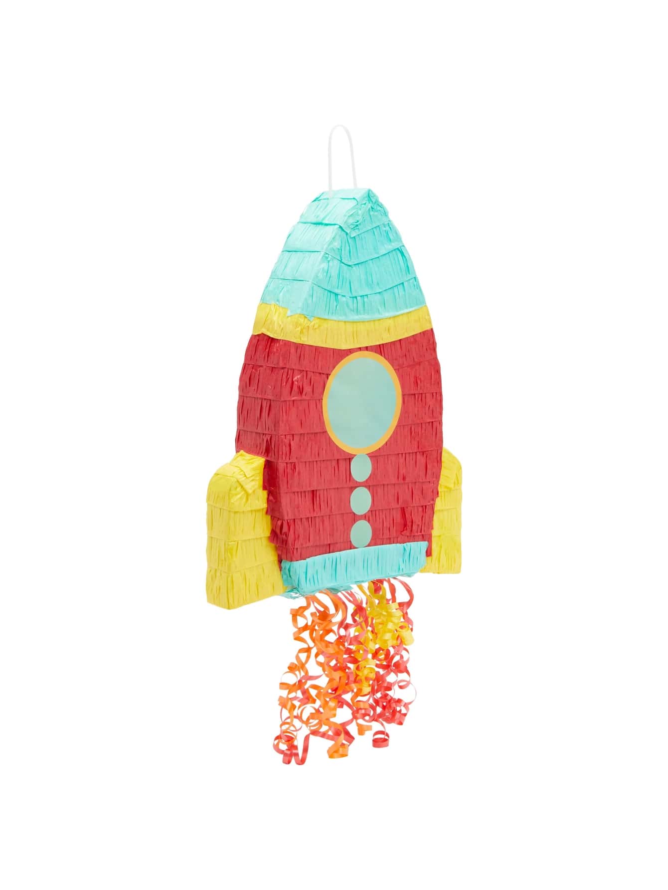 Pull String Rocket Ship Pinata for Outer Space Themed Party Supplies ...
