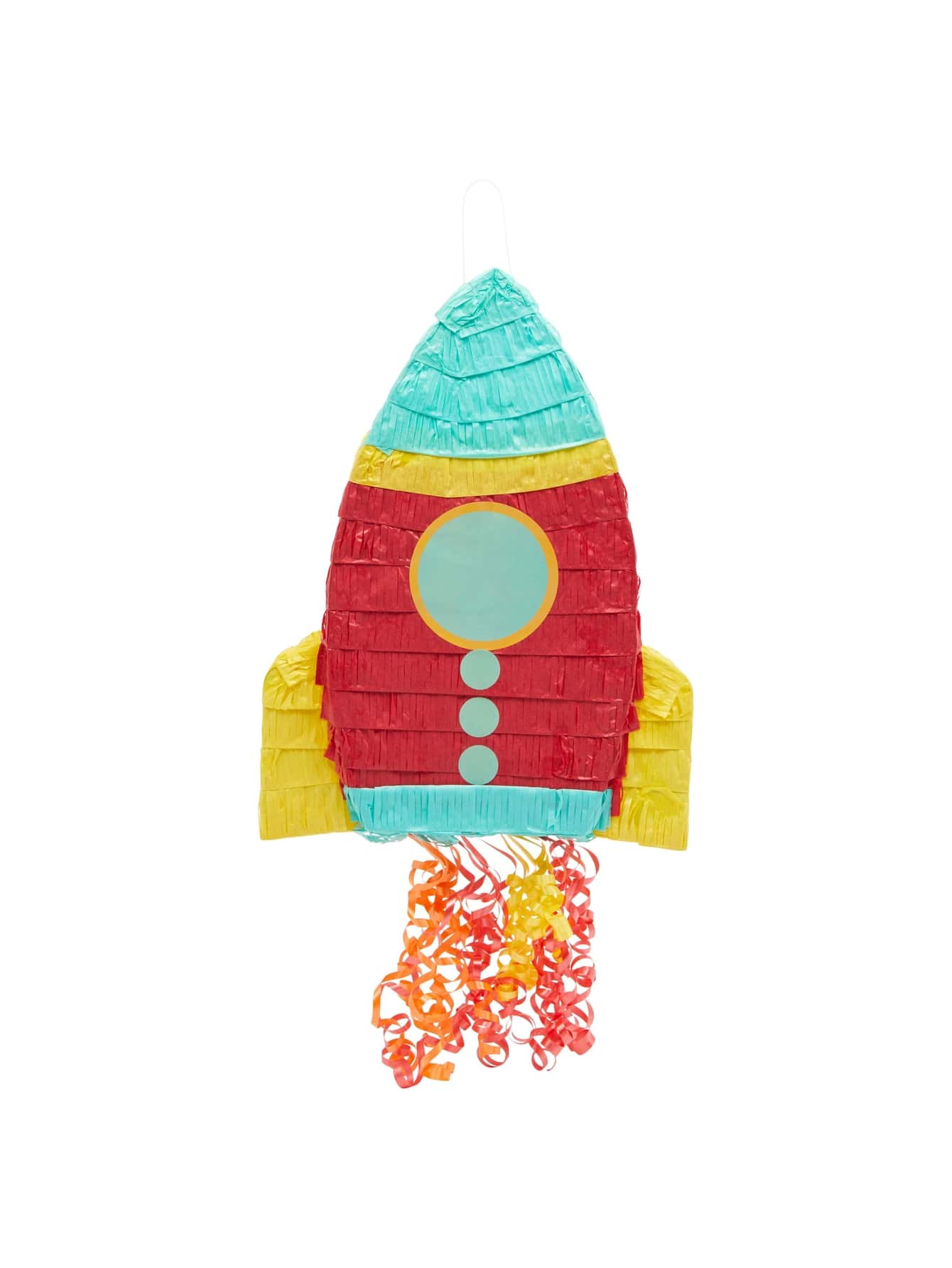 Pull String Rocket Ship Pinata for Outer Space Themed Party Supplies ...