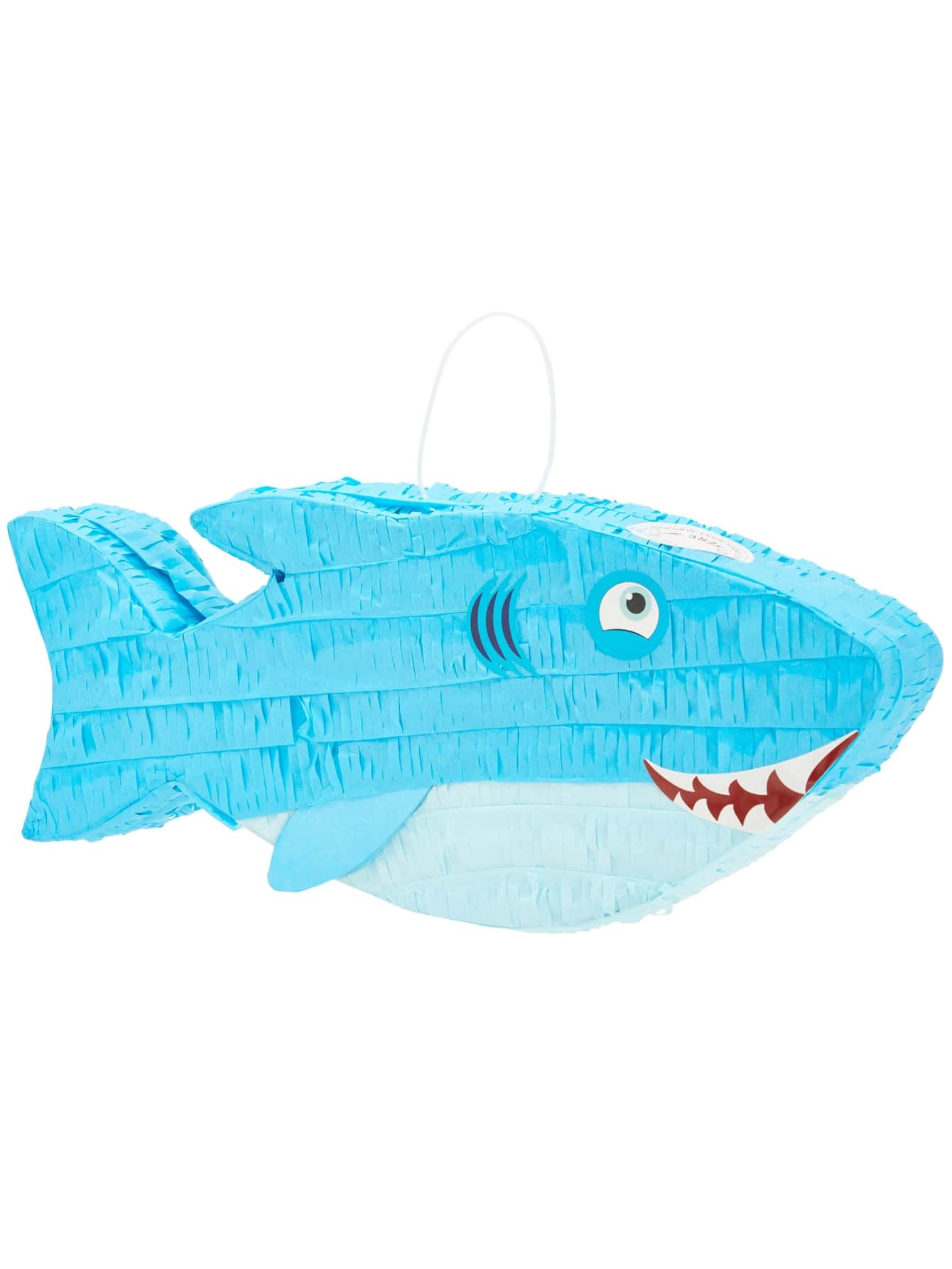 Blue Shark Pinata For Under The Sea Birthday Party Decorations, Table ...
