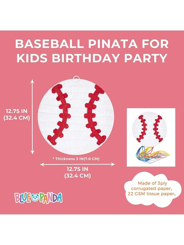 Pull String Baseball Pinata for Boys and Girls, Baseball Game ...