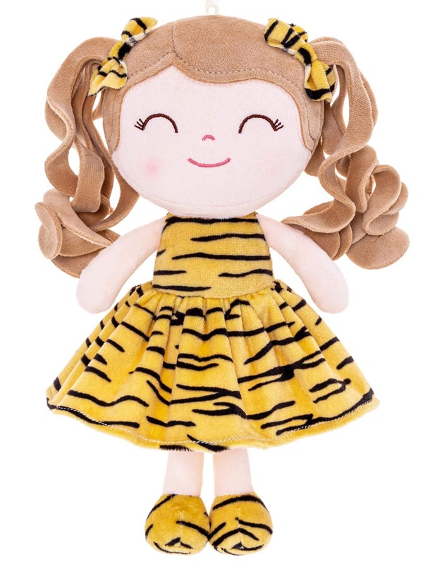 Gloveleya Doll Baby Dolls Soft Rag Doll Baby Girl Gifts Curly Spring ...