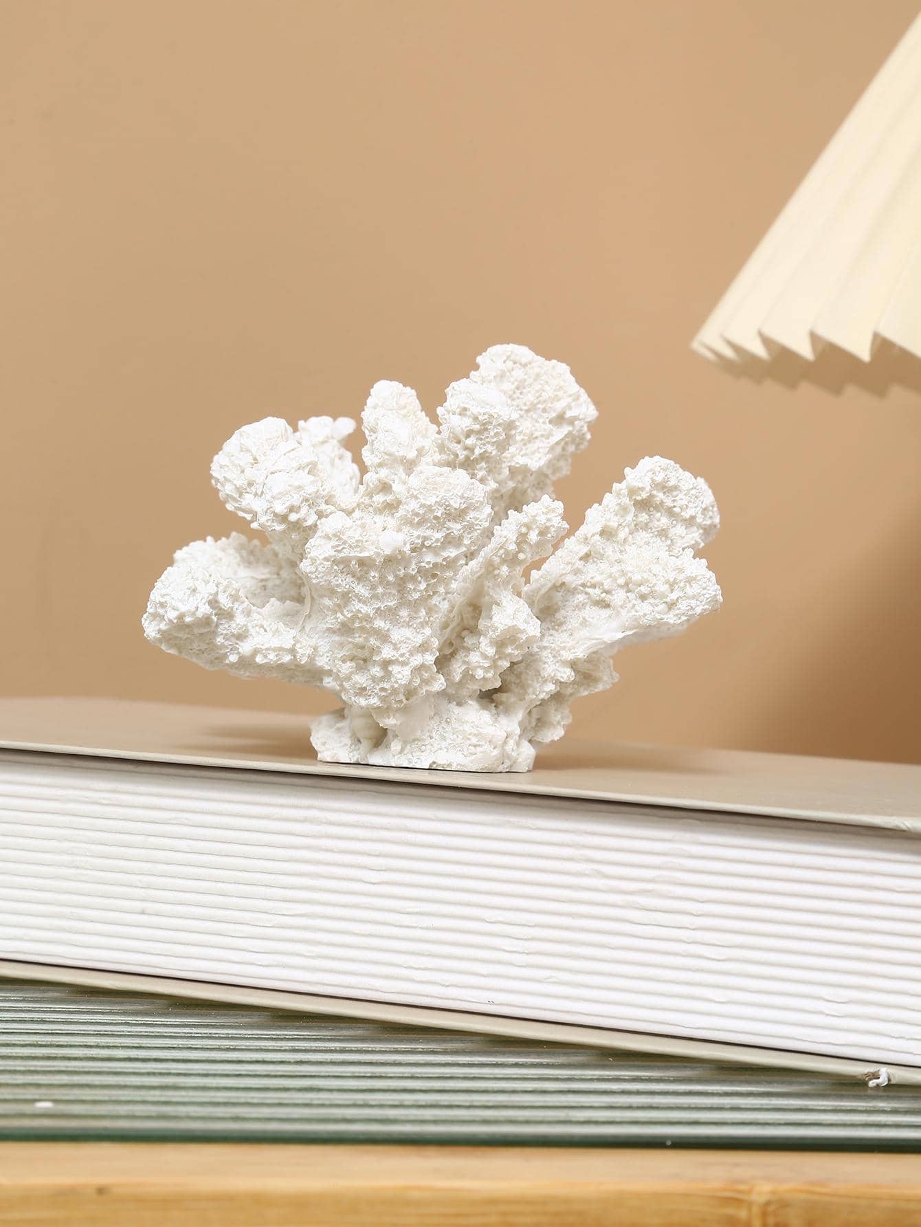 1pc Porcelain Decoration Craft, Creative Solid Color Coral Design ...