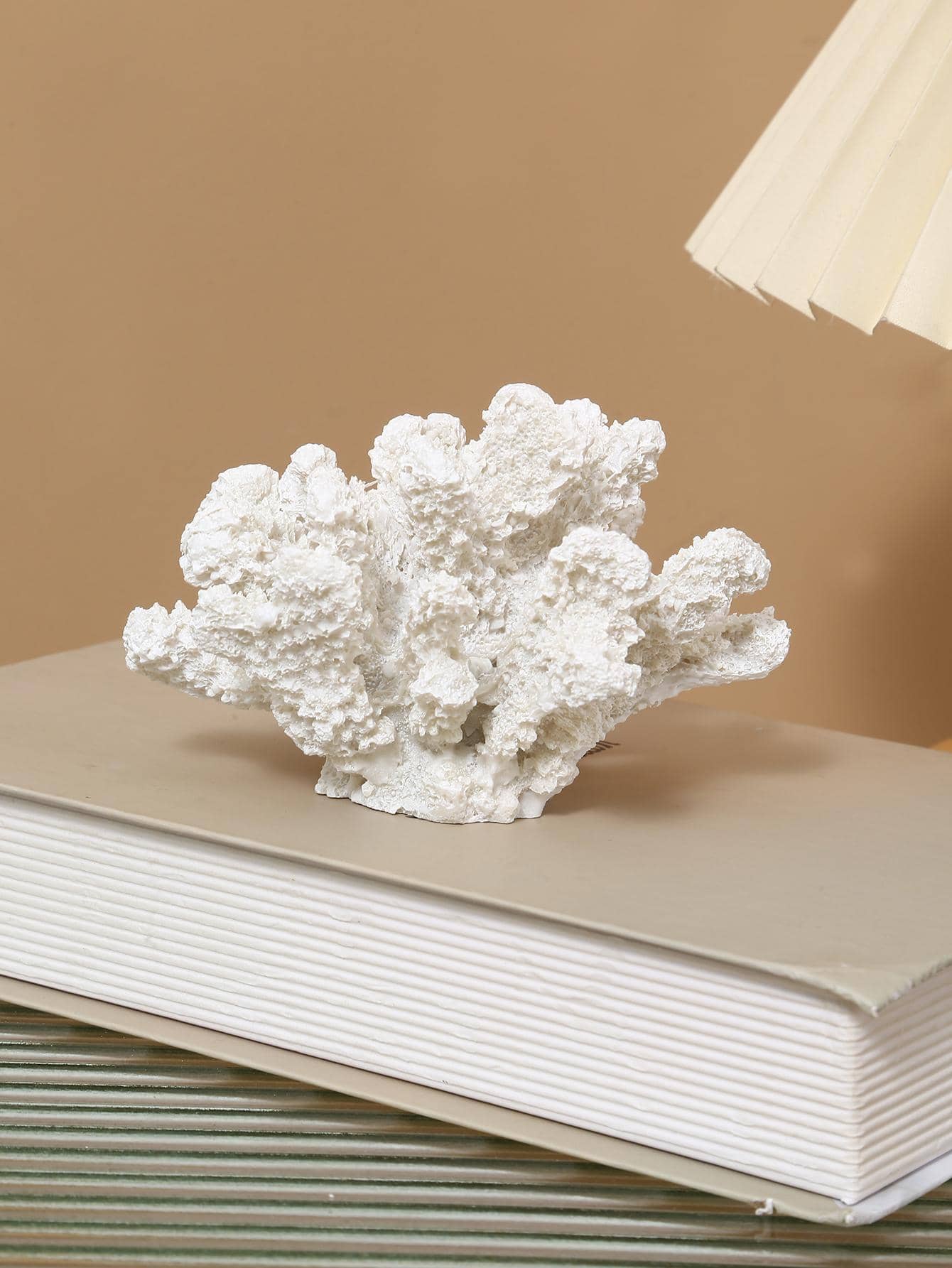 1pc Porcelain Decoration Craft, Creative Solid Color Coral Design ...