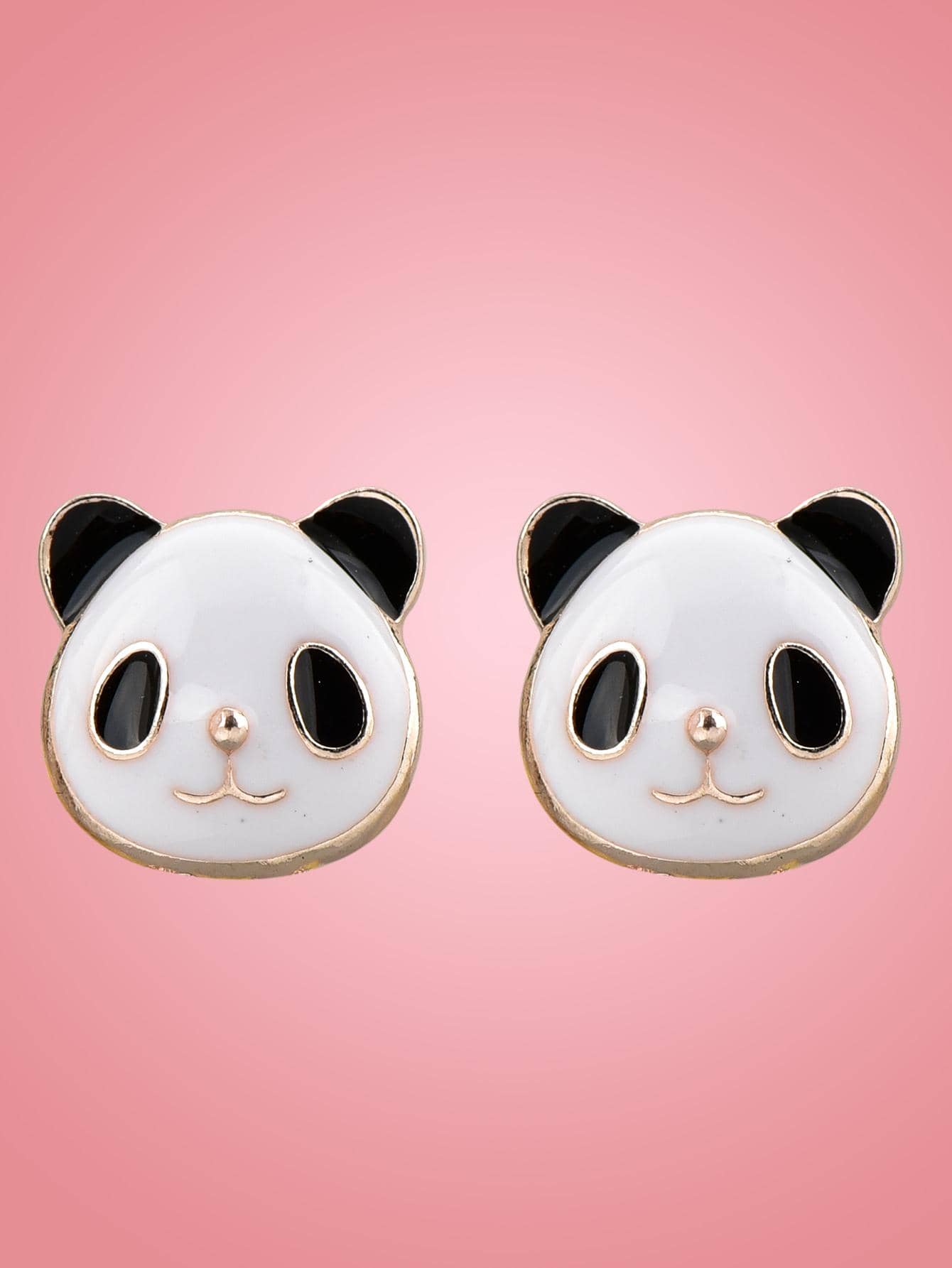 Panda Design Stud Earrings | SHEIN USA