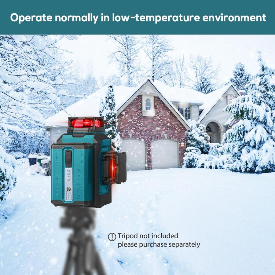 Takamine 12 Lines 3D Self Leveling Laser Level Pro, 3x360 ultra-bright ...