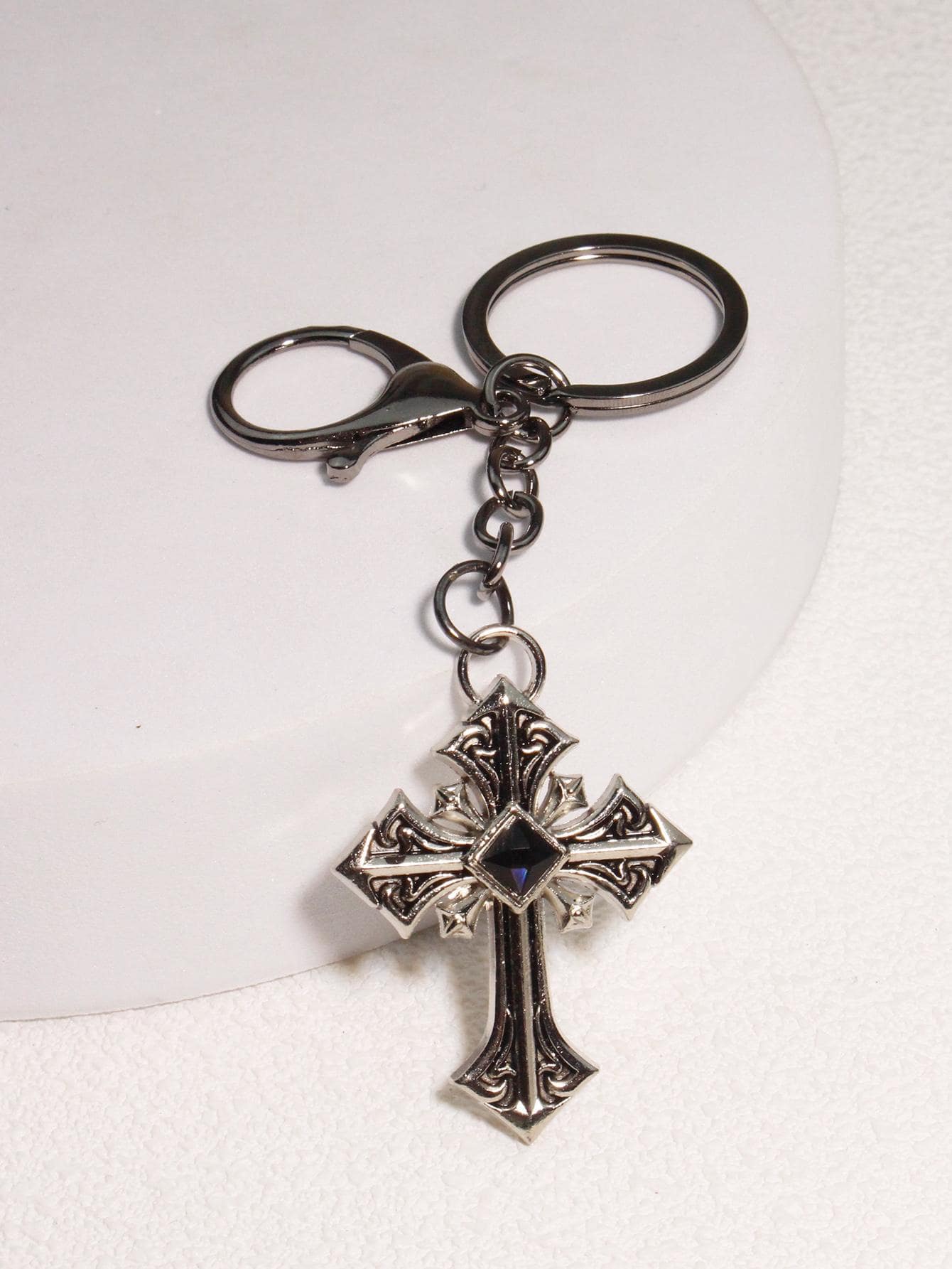 Zinc Alloy Cross Shaped Keychain Casual | SHEIN USA