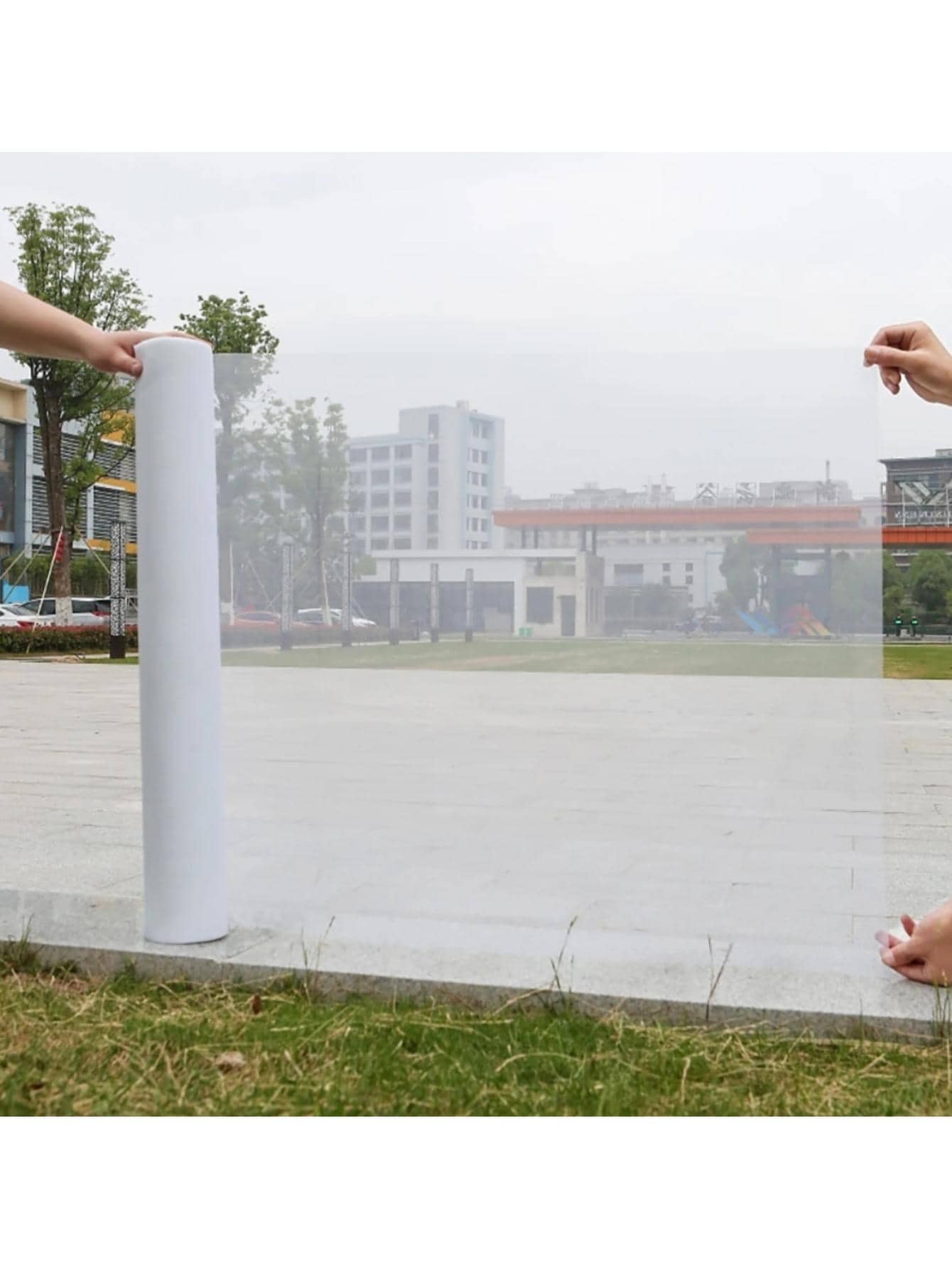 1roll Polyester Window Screen, Simple White Anti-Mosquito Screen Window ...