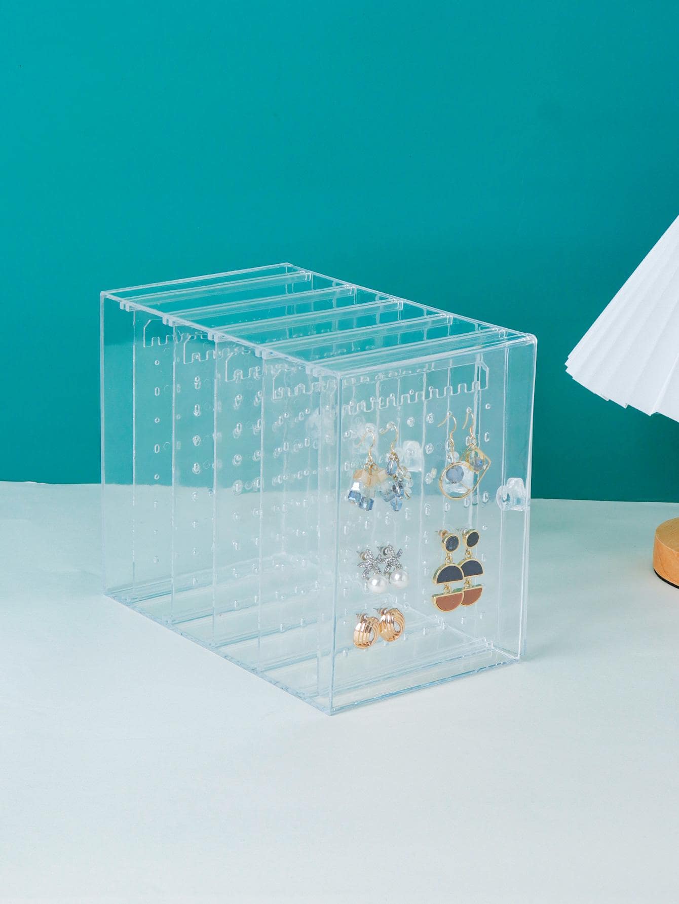 1pc Plastic Jewelry Storage Box, Modern Clear Jewelry Box For Home ...