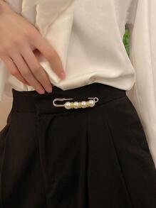 6pcs Faux Pearl Decor Waist Tightening Pin | SHEIN USA