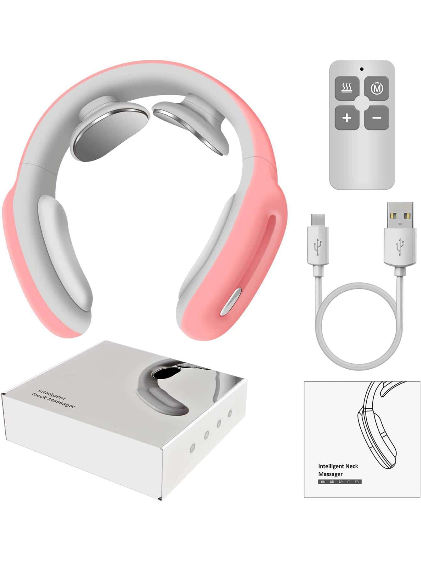 Cotsoco Electric Pulse Neck Massager, EMS Neck Acupoints Lymphvity ...