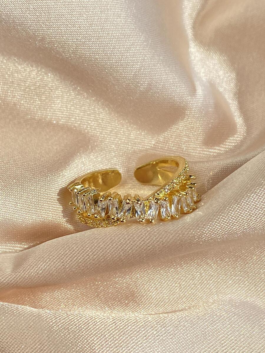 rakol Cubic Zirconia Decor Cuff Ring For Women For Party Banquet Wedding for Sale Australia| New ...