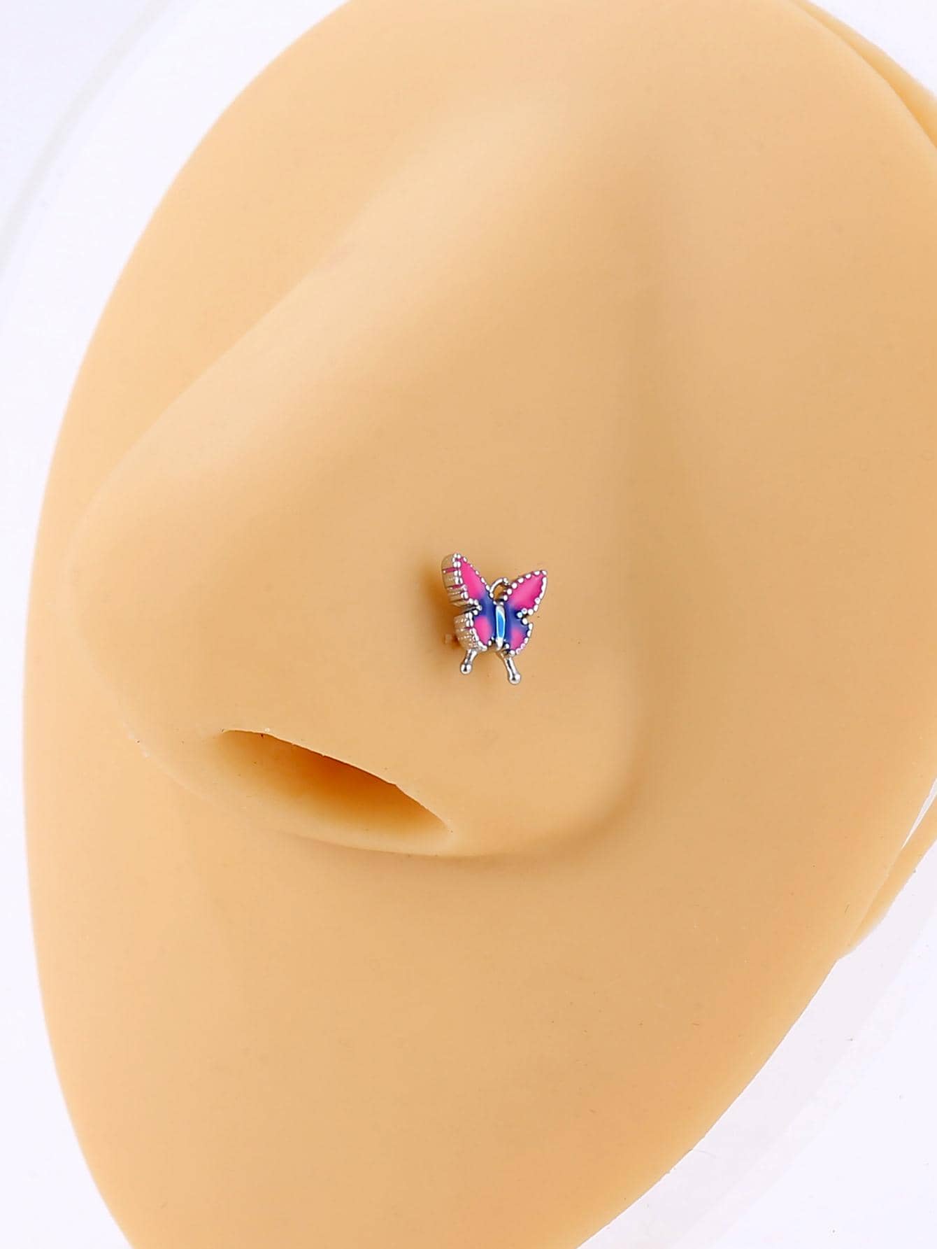 Butterfly Decor Nose Ring | SHEIN USA