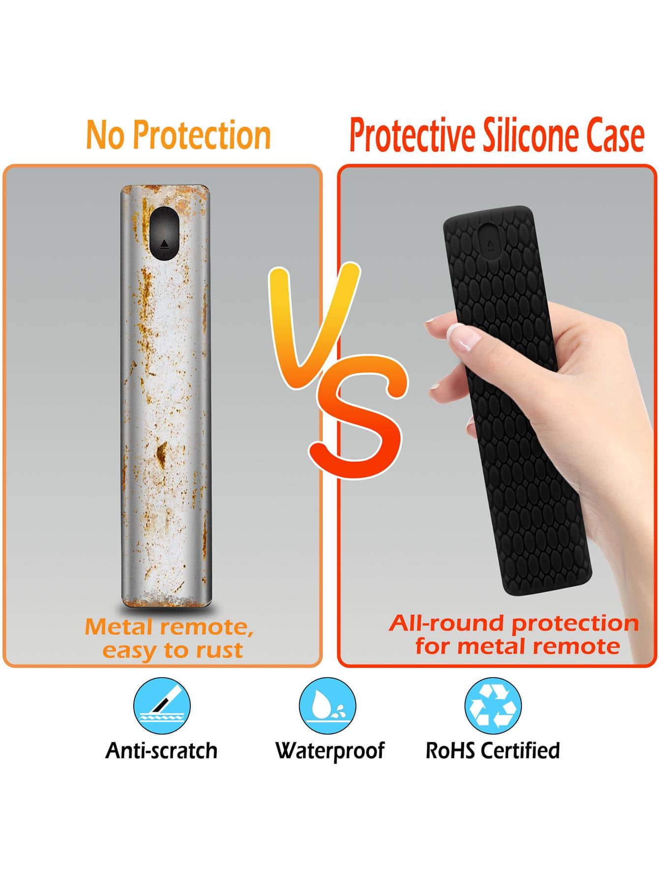 Silicone Remote Control Protective Cover Compatible With Samsung BN59 ...