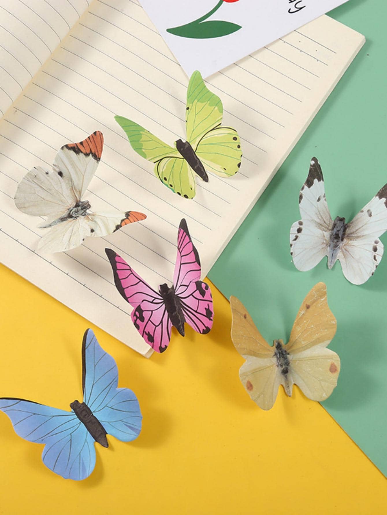 60pcs Butterfly Design Sticky Note, Creative Multi-purpose Easy To Post ...