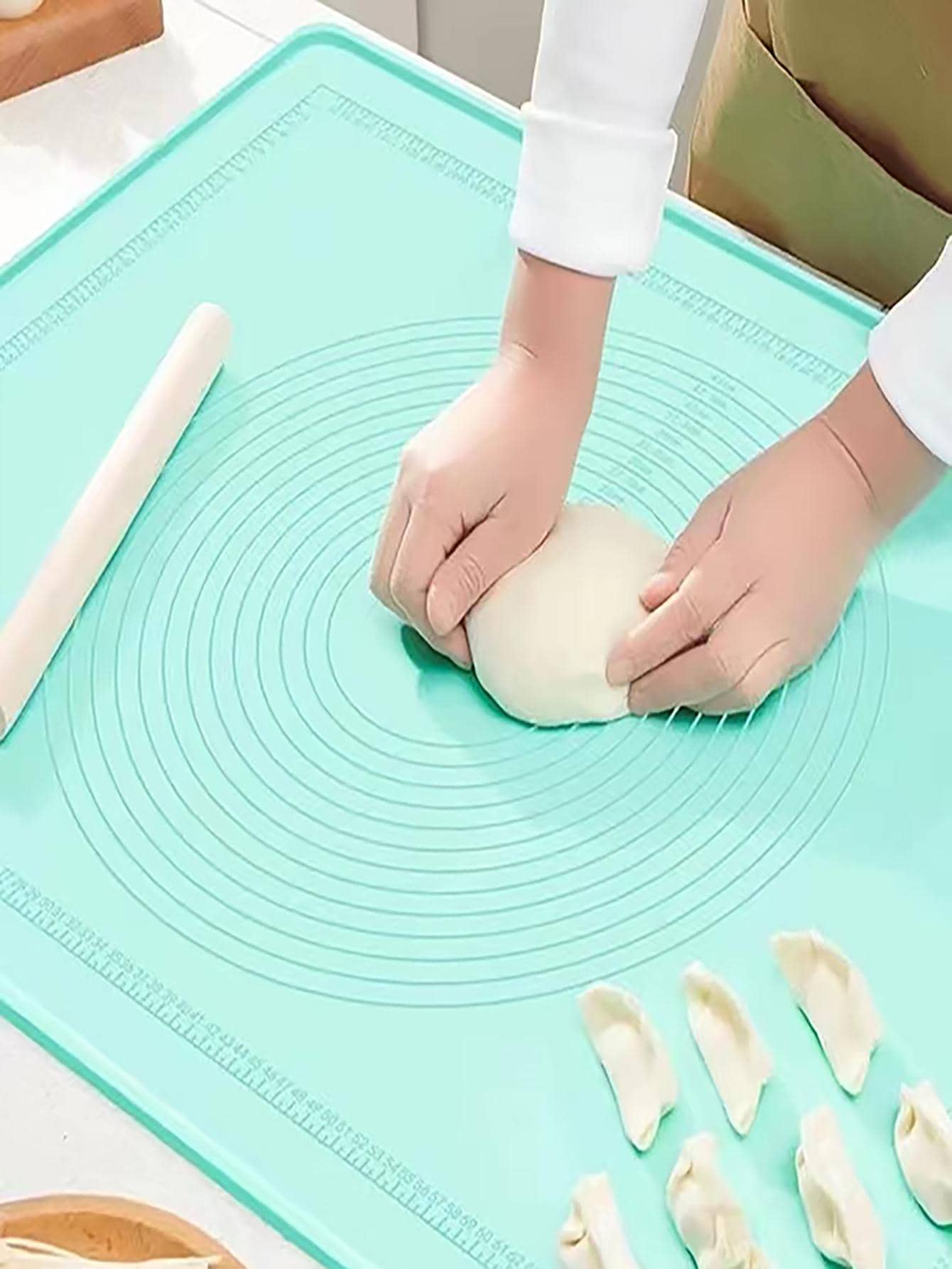 1pc Silicone Kneading Mat, Panel Rolling Mat, Noodle Mat Chopping Board ...