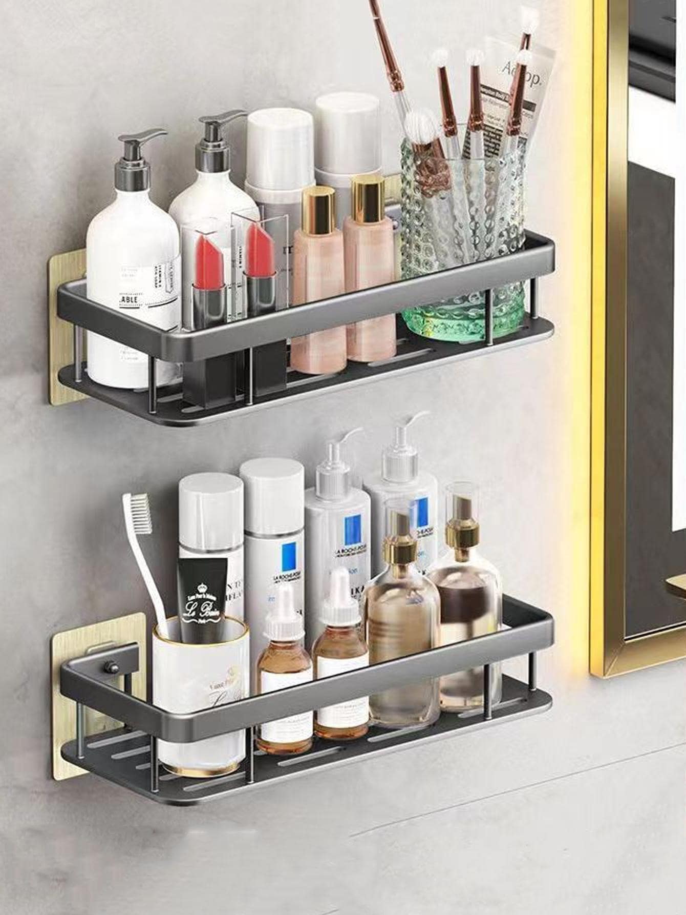 1pc Wall Mounted Bathroom Storage Rack | SHEIN USA