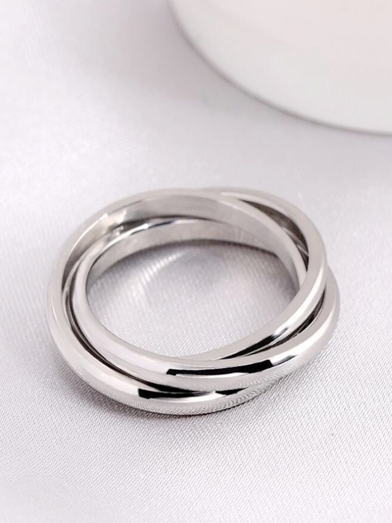 1pc Simple Titanium Steel Couple Rings Three Lives Three Worlds ...
