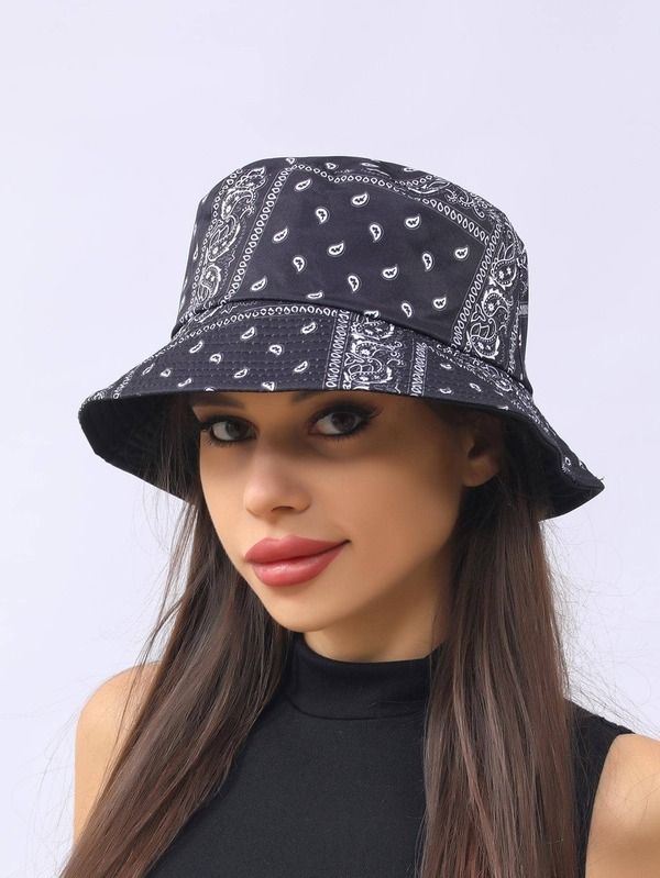 Paisley Print Bucket Hat | SHEIN USA