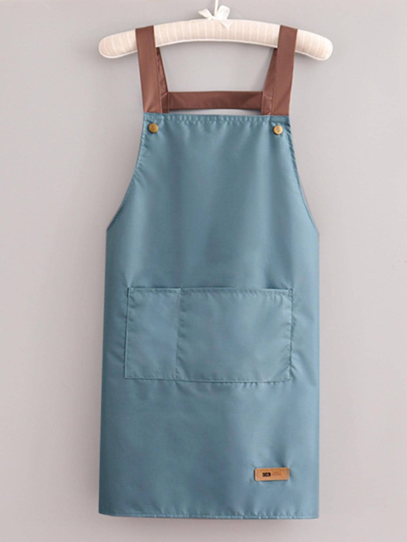 1pc PVC Apron, Modern Blue Waterproof Antifouling Chef Apron For ...