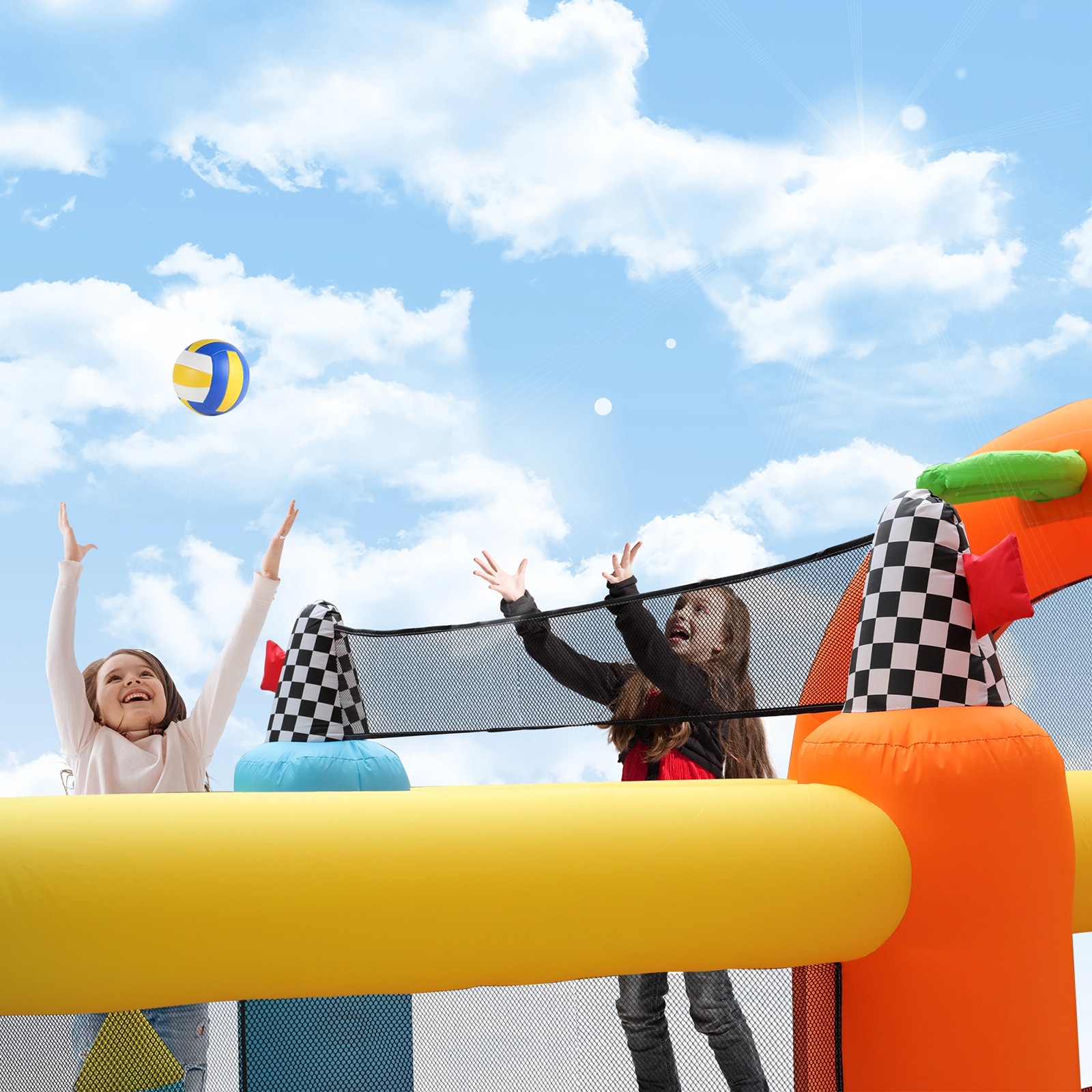 Inflatable Bounce House, Jumper House for Kids Outdoor, Backyard ...