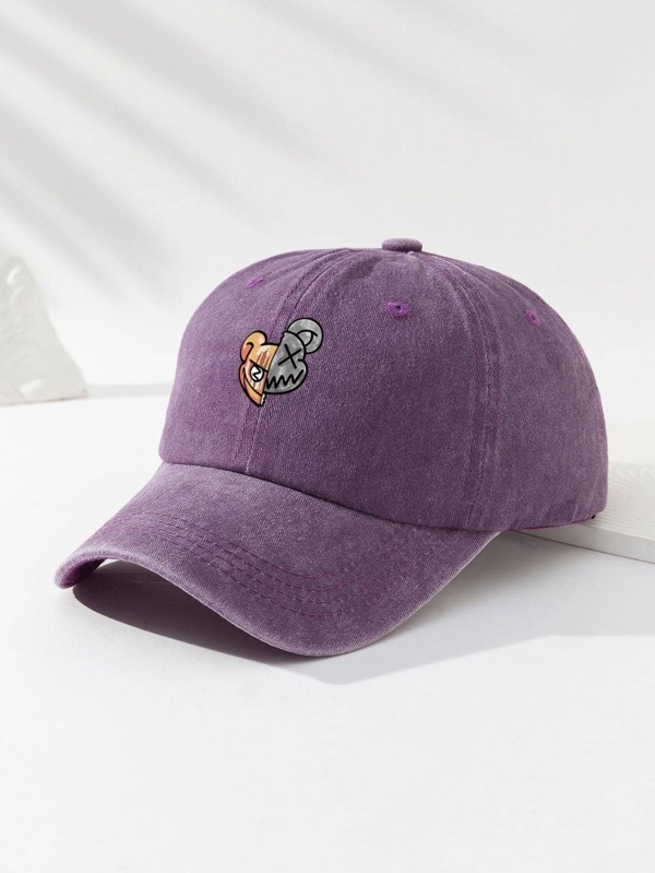 Men Cartoon Embroidered Baseball Cap | SHEIN USA