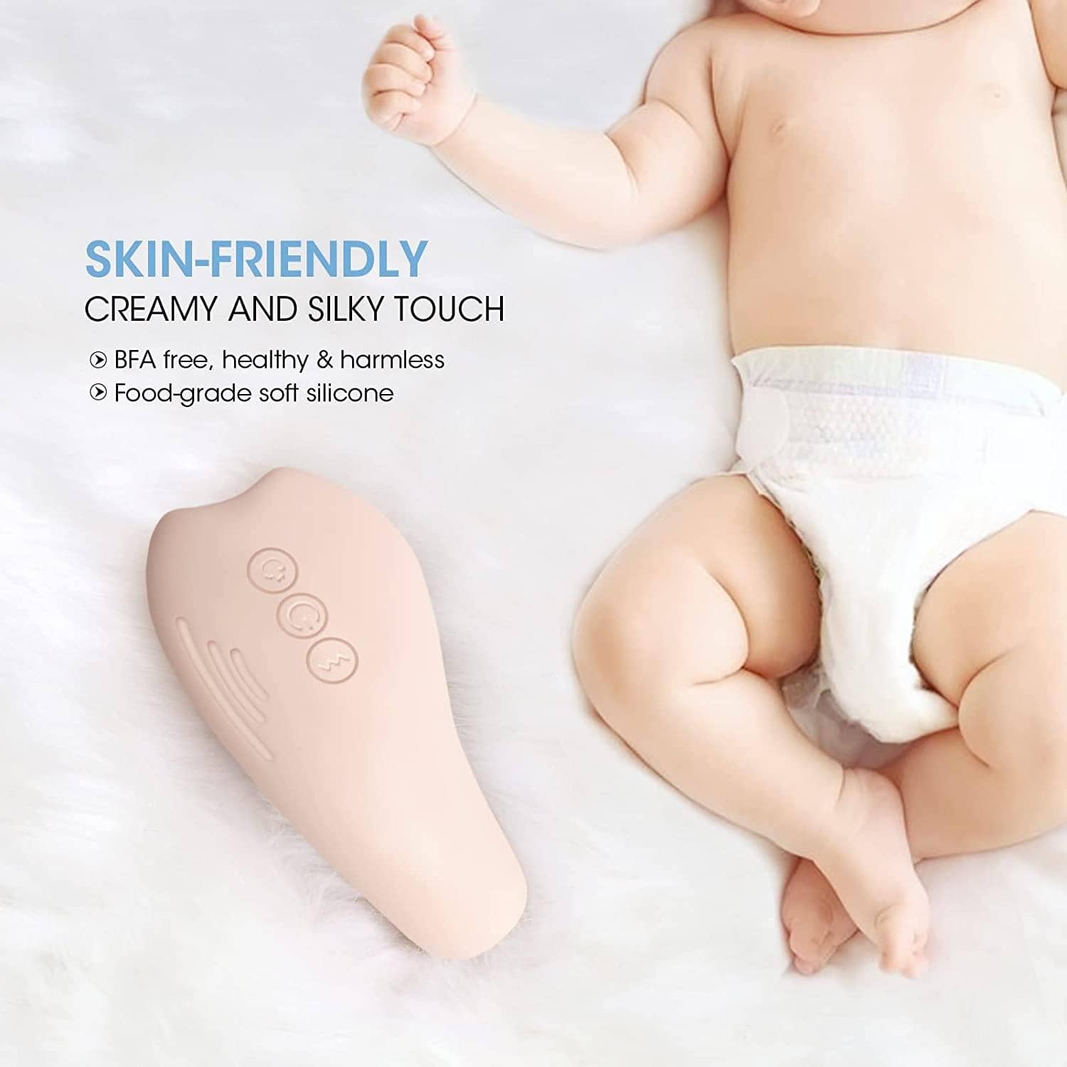 Lactation Massager With 3 Modes Of Heat And 10 Modes Of Vibration Warming Breast Massager