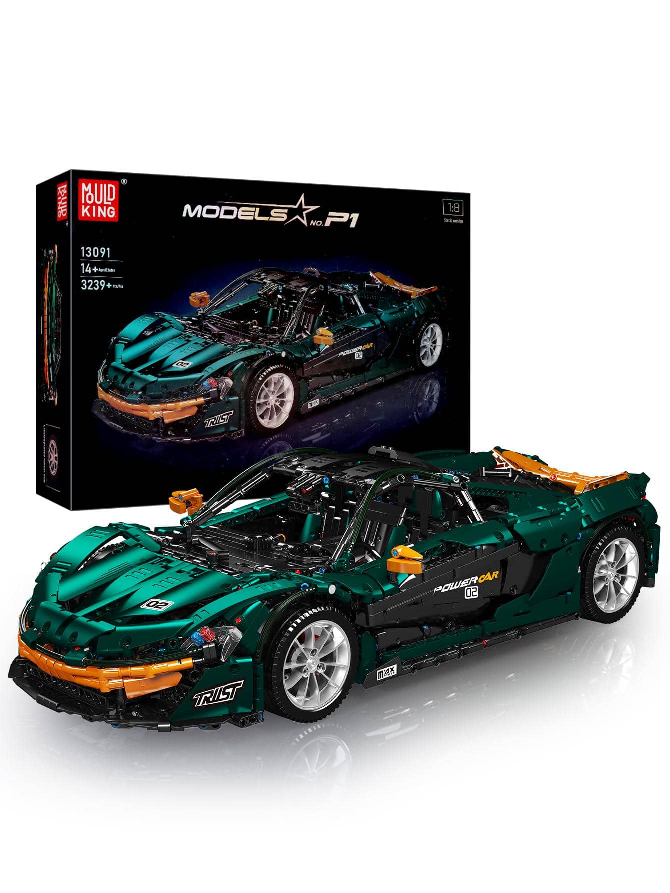 Mould King 13091 Technology Racing Car Building Kits,Sports Car ...