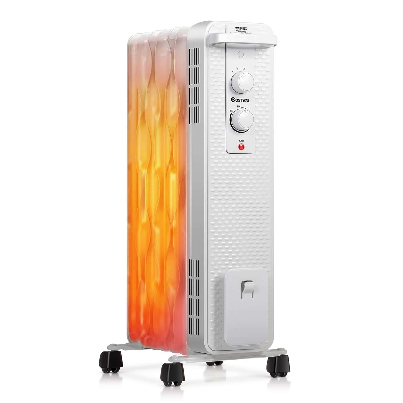 Lifezeal 1500W Oil-Filled Heater Portable Radiator Space Heater W ...