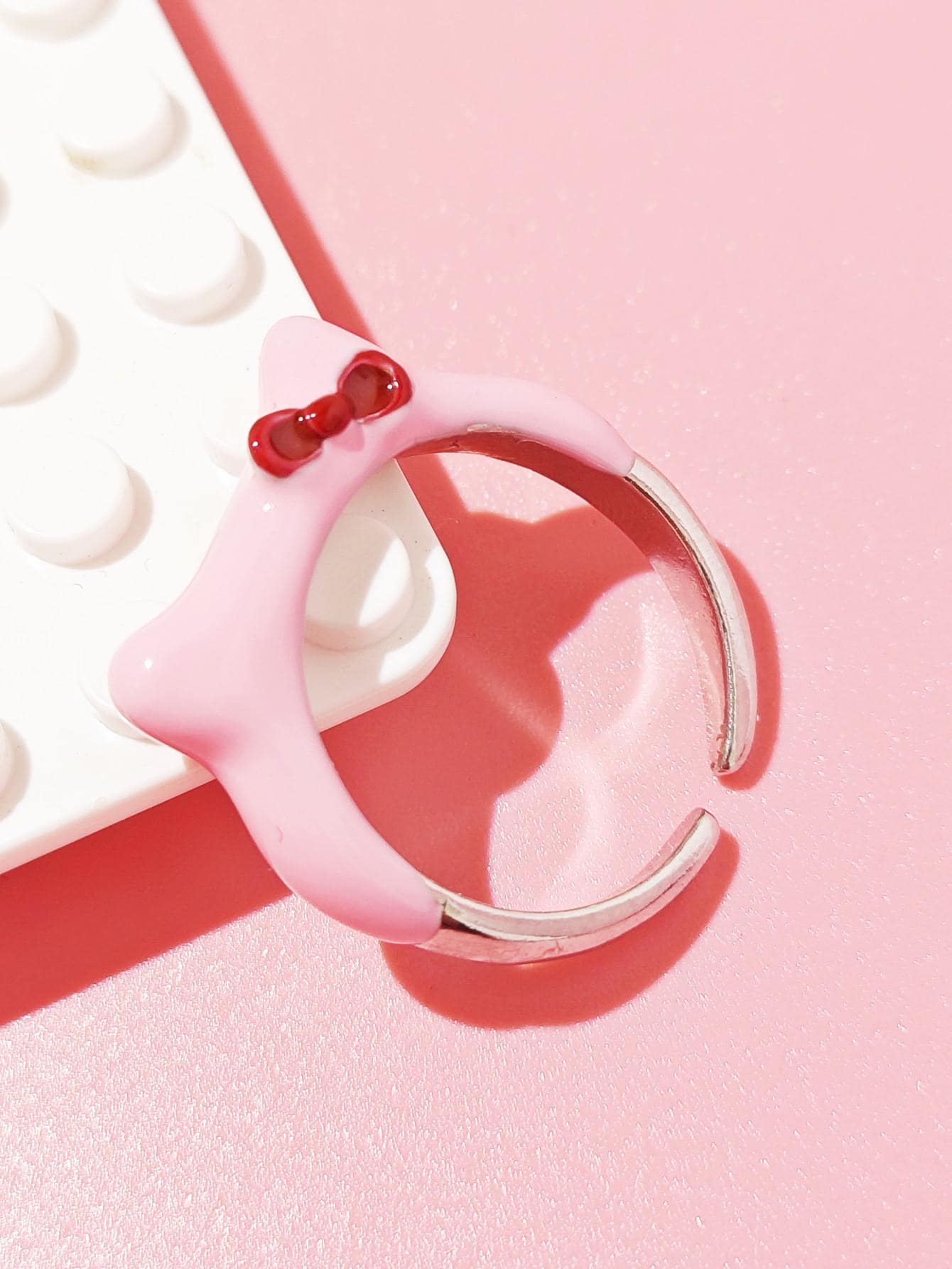 Bow Decor Cuff Ring | SHEIN USA